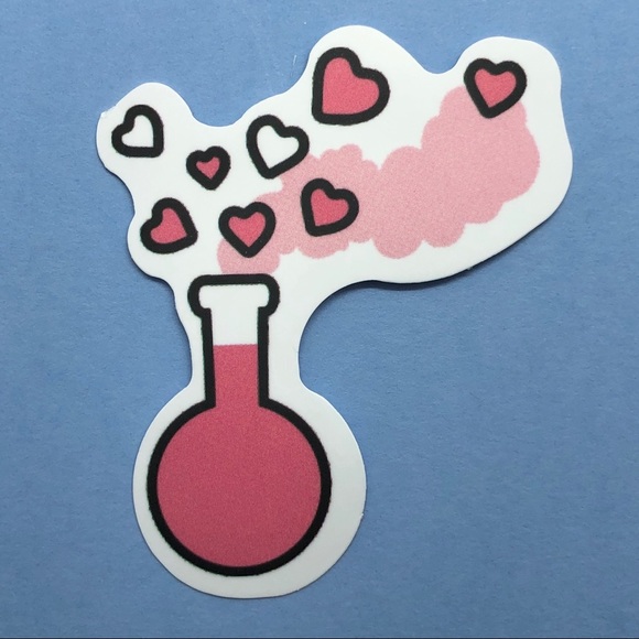 Accessories | 110 Small Heart Beaker Sticker Vsco | Poshmark